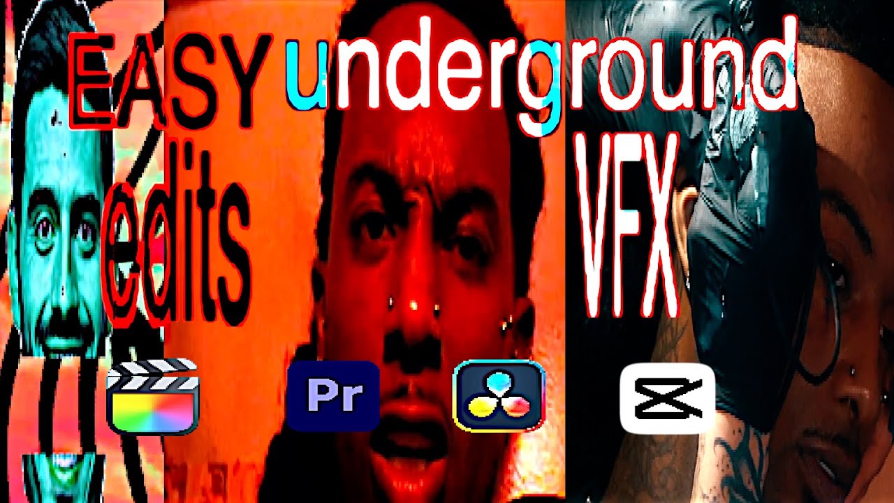 easy UNDERGROUND editing tips - YouTube