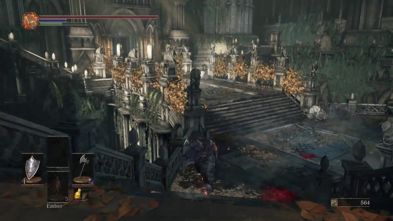 Dark Souls 3 Refined Gem l Armor Lothric Knight Helm Location - YouTube