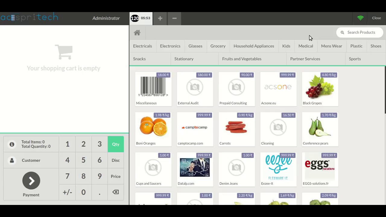 Odoo 11 POS Cart Summary - YouTube