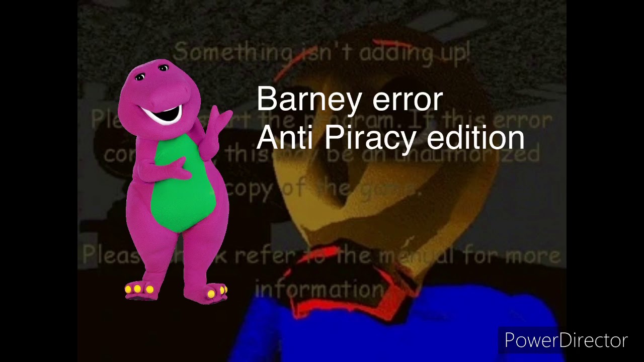 Barney Error Anti Piracy Edition (Barney Error 23) - YouTube
