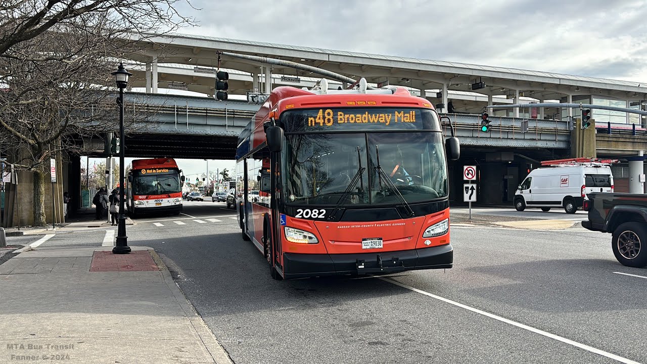 NICE Bus EXCLUSIVE: 2023 New Flyer XE40 CHARGE NG 2082 n48 & n49! - YouTube