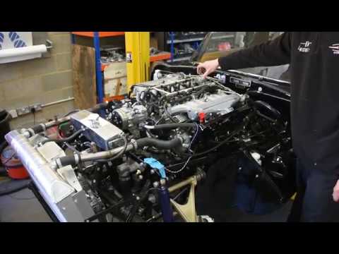 Upgraded V12 Jaguar E-Type First Start - YouTube