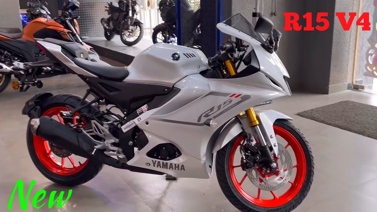 Yamaha R15-V4 OBD-2 2023 | R15 V4 White Colour | R15-V4 2033 | Bike ...