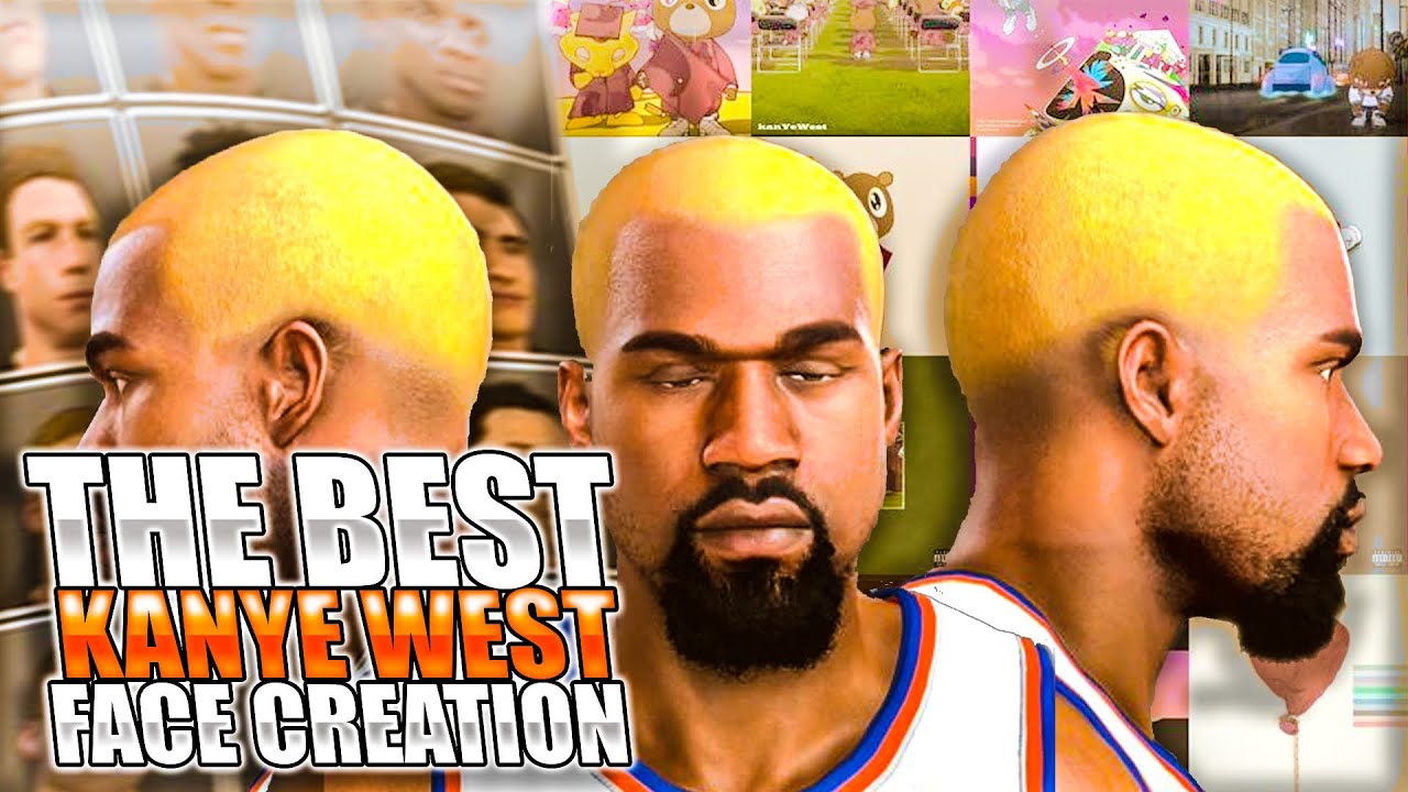 *NEW*KANYE WEST FACE CREATION 2K20! HOW TO BUILD KANYE WEST IN NBA2K20 ...