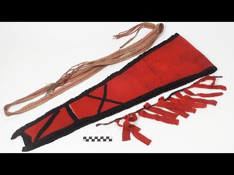 Making a pattern for an Ekofkv, or historical Muscogee breechclout ...