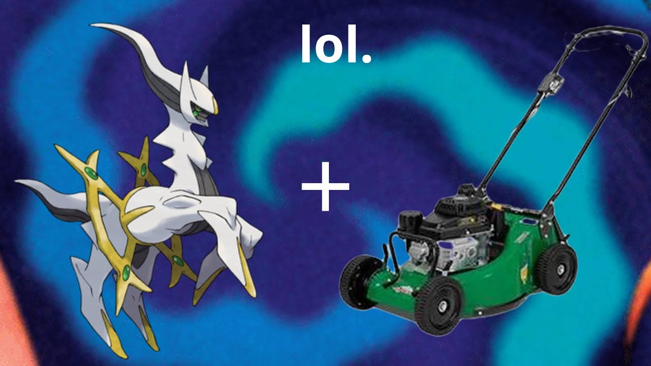 I made AI fuse the Pokemon GOD with a Lawn Mower. - YouTube