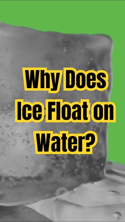 Why Does Ice Float on Water? #shorts #ice #physics #knowledge - YouTube