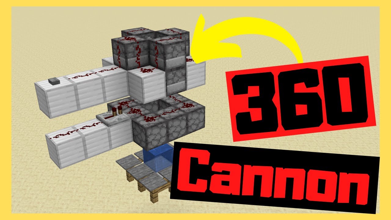 How To Build A TNT Cannon That Shoots 360 degrees [TUTORIAL] - YouTube