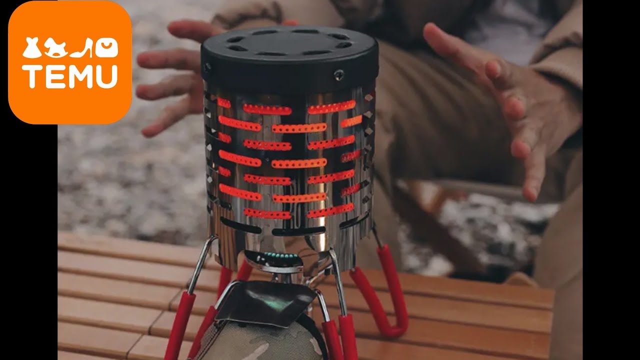 Temu Stainless Steel Stove Top Heater - YouTube