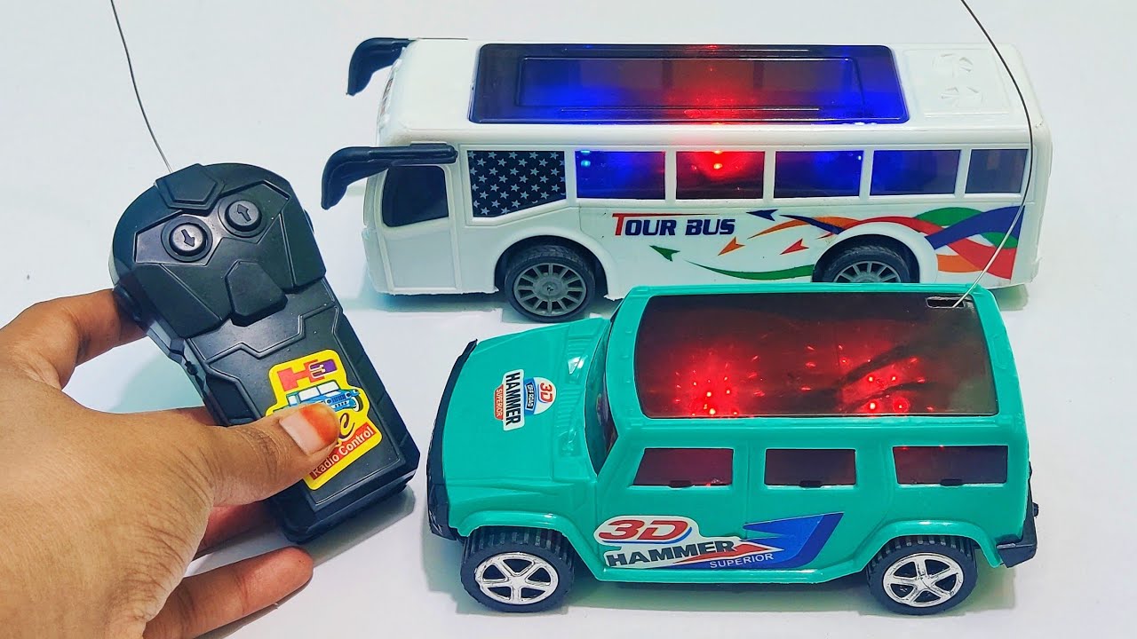 Rc Bus & Rc Car Unboxing | Gadi Bus Car | caar toy - YouTube