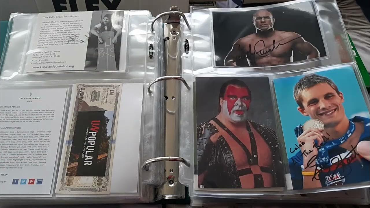 Revisiting The TTM Autograph Collection - Other Sports Category - YouTube