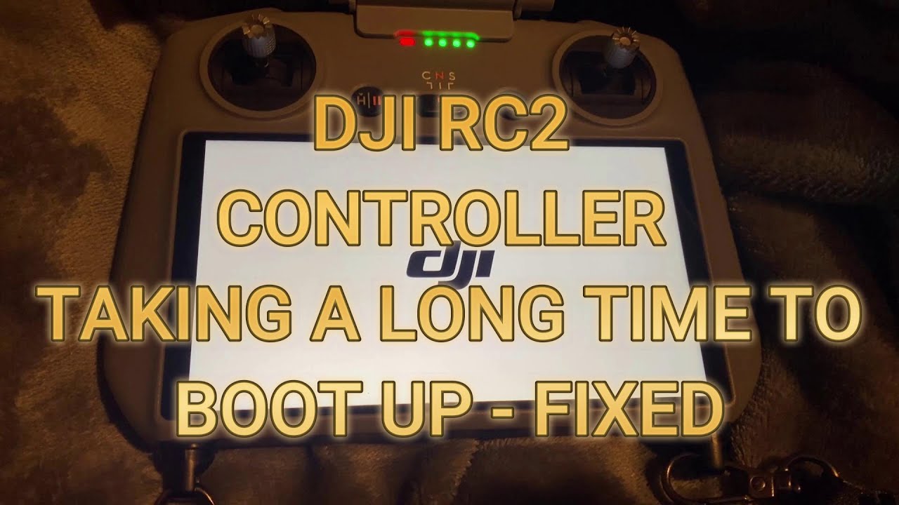 DJI RC2 controller taking a long time to boot up easy fix - YouTube