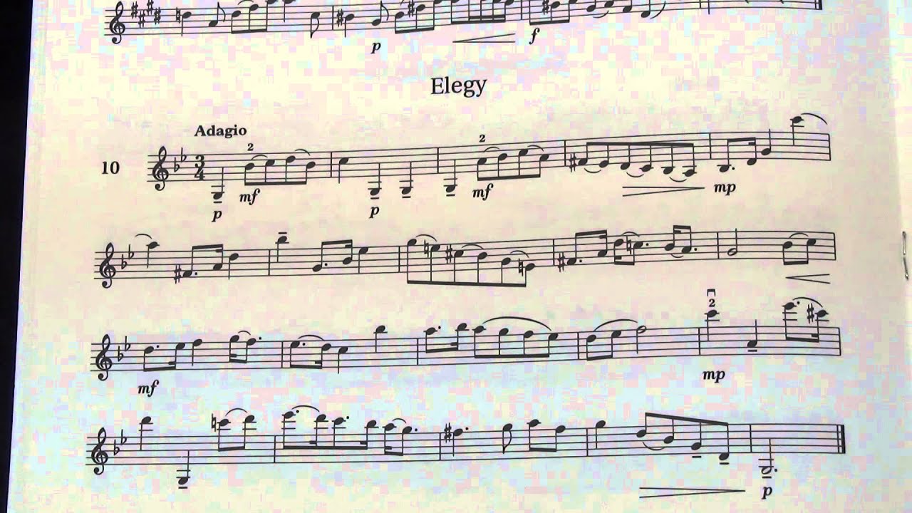 Violin Grade 7 Sight Reading No 10 Adagio - YouTube