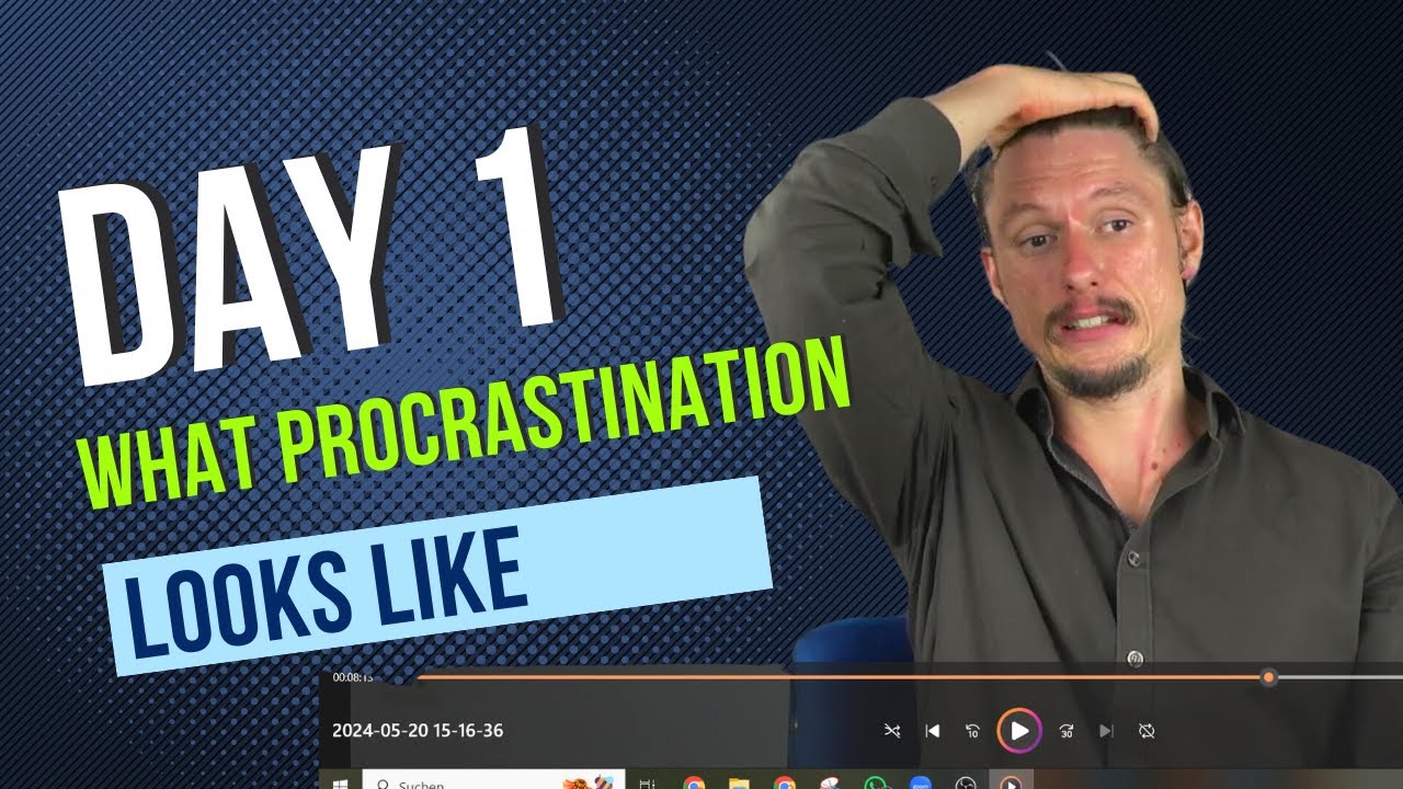 Watch this to OBSERVE what PROCRASTINATION might look like - Journey of ...