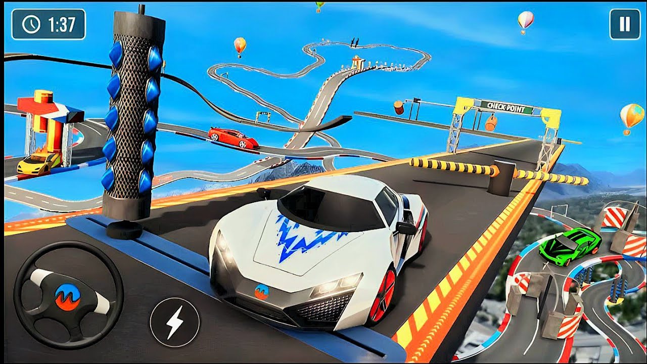 Ramp Car Racing-Crazy Car Stunt Game Impossible Car Stunt Driving 3D ...
