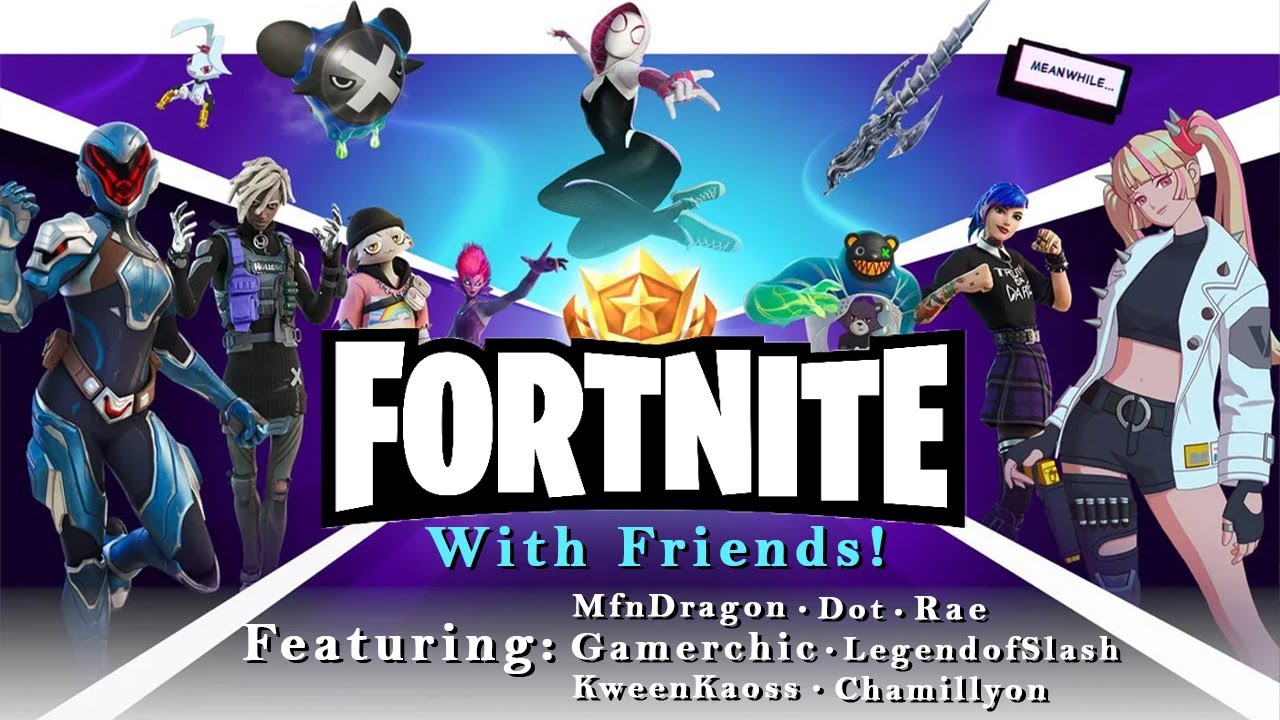 VOD - Fortnite With LOTS of Friends! - YouTube