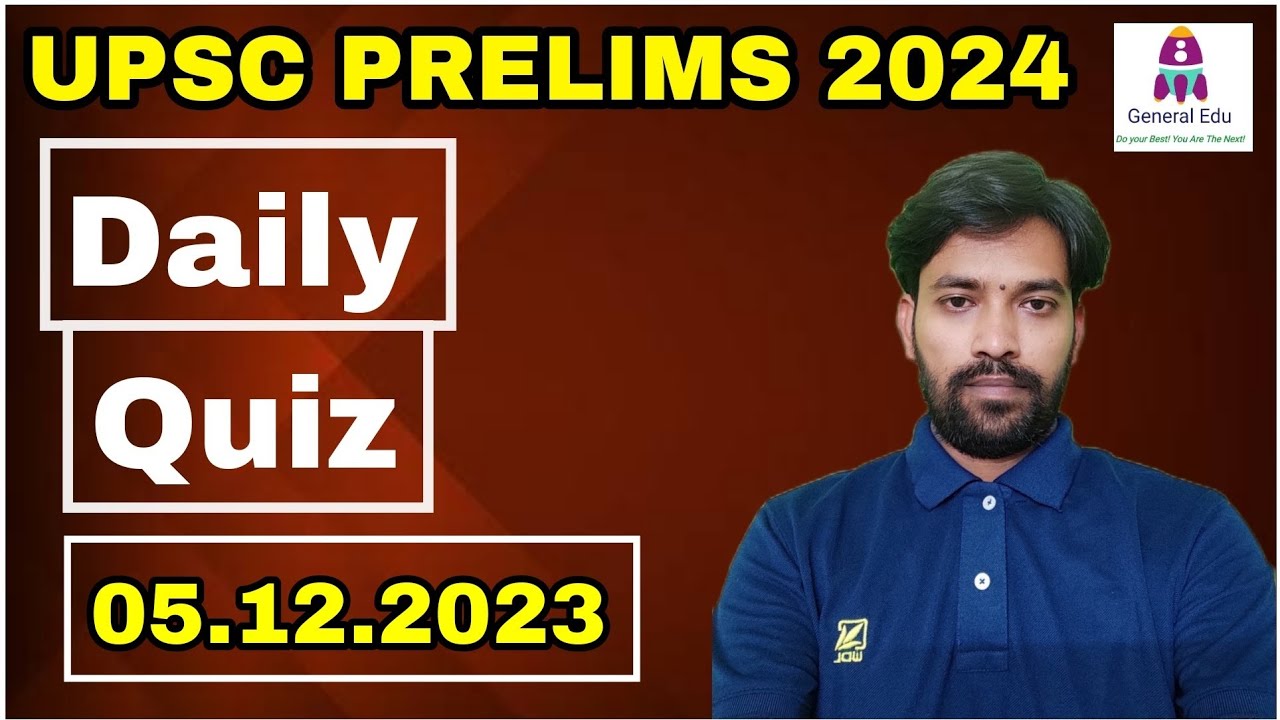 Daily Upsc Quiz || Target Upsc Prelims 2024||40|| - YouTube