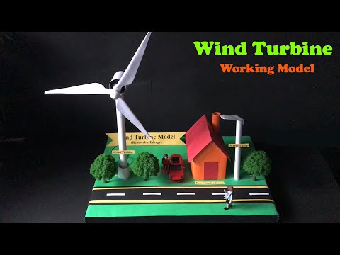 wind turbine working model - renewable energy working model - science project - diyas funplay