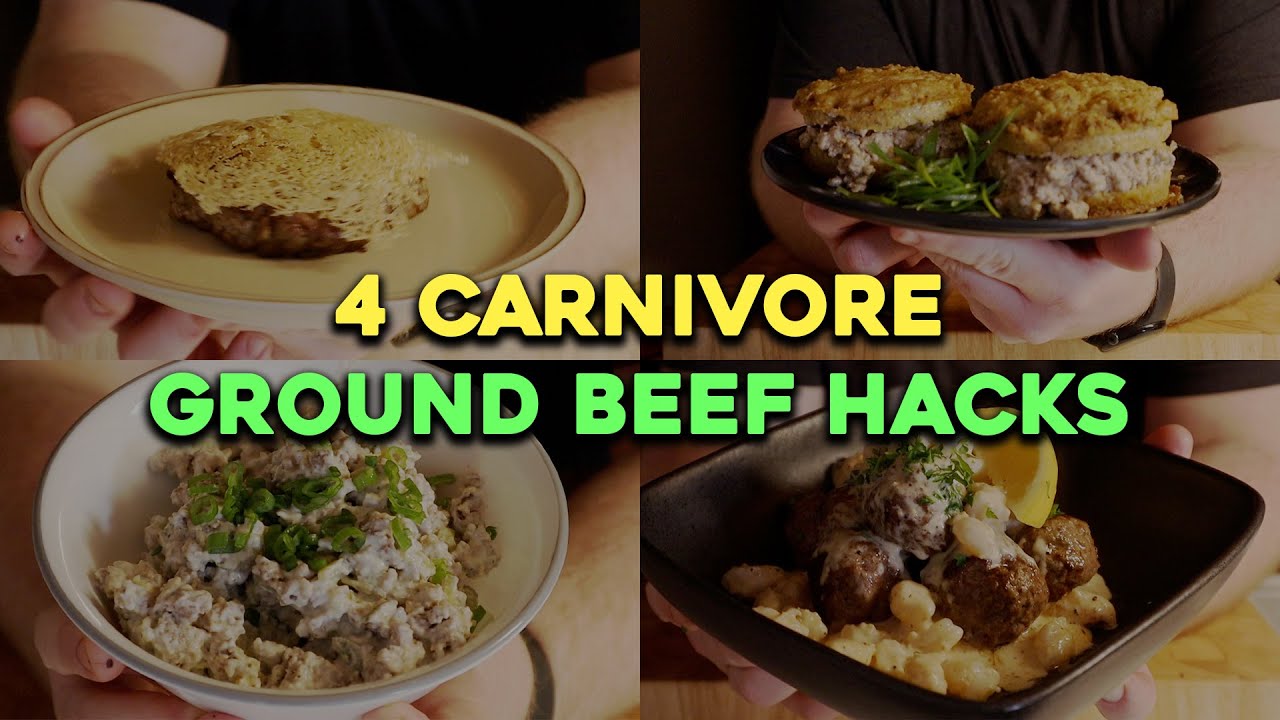 4 More Ground Beef Hacks | Carnivore Diet Recipes - YouTube