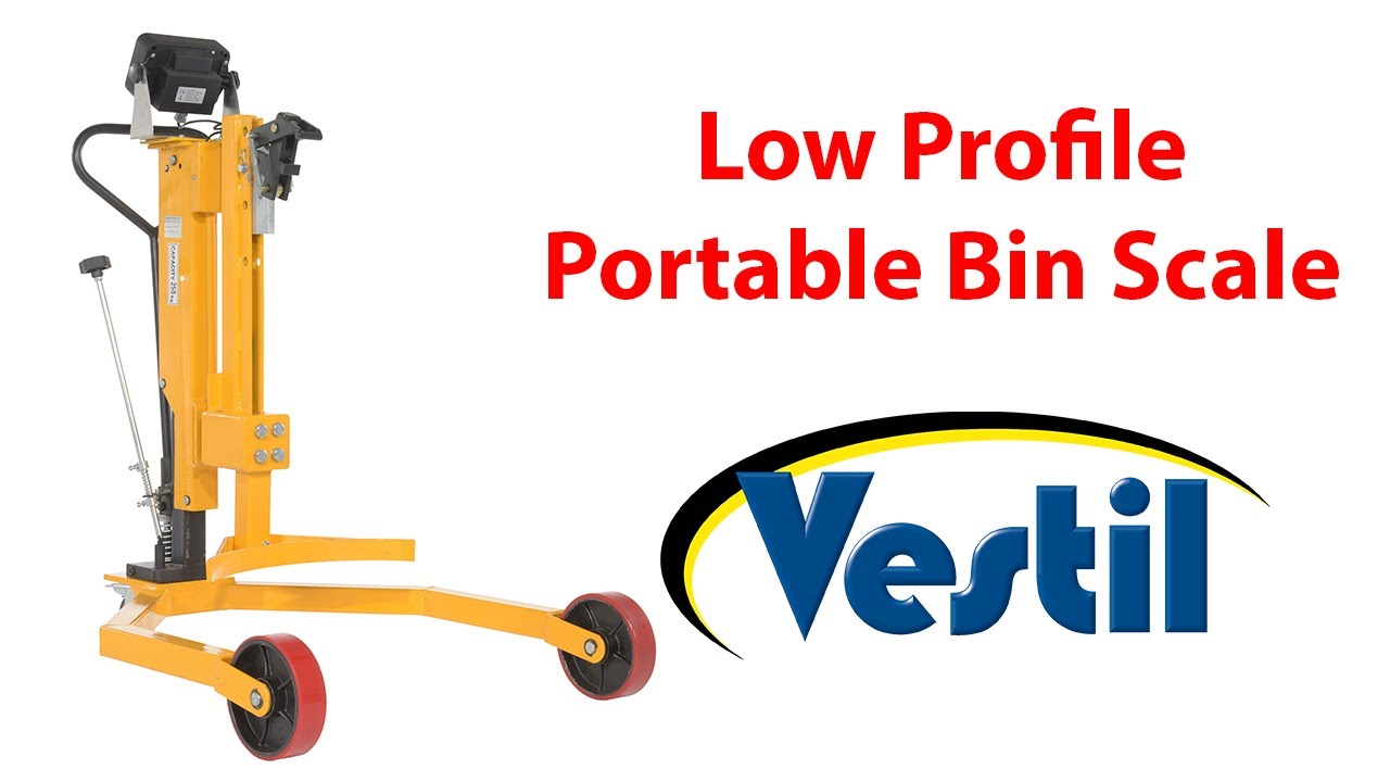 Low Profile Portable Bin Scale - YouTube