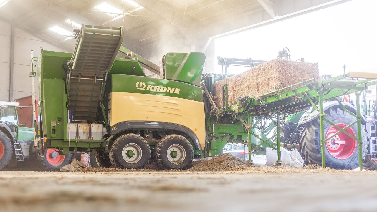 Van dichtbij bekeken | Krone Premos 5000 pelletpers voor het eerst in ...