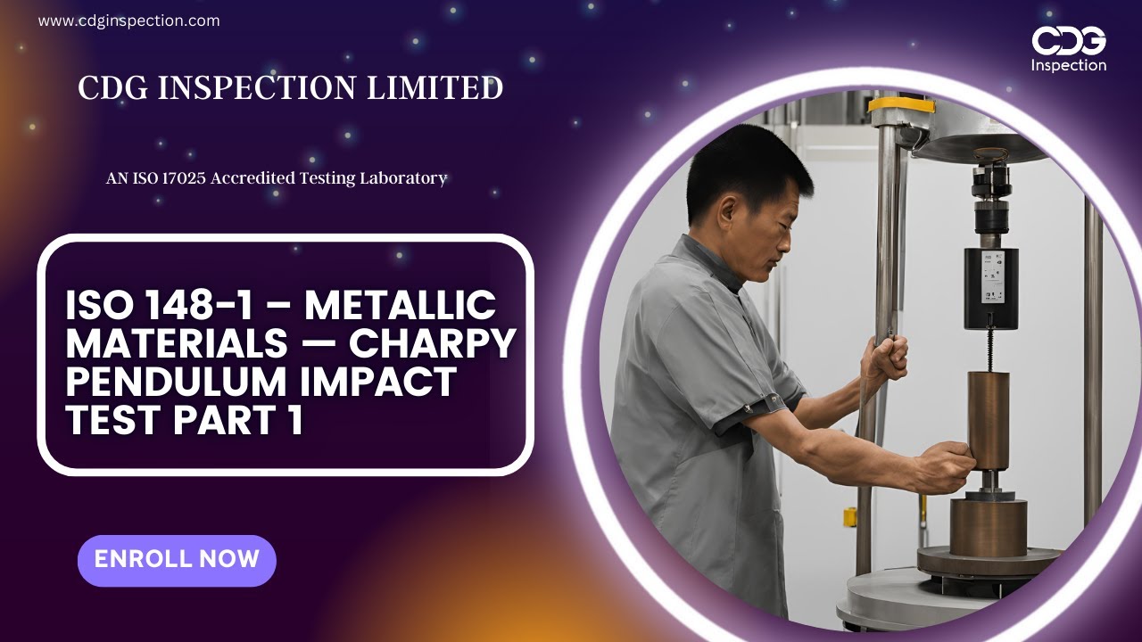 ISO 148-1 Charpy Pendulum Impact Testing Services for Metallic ...