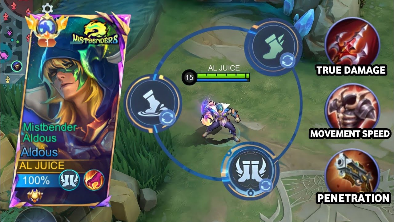 ALDOUS BEST BUILD AND EMBLEM 2024!! (Tips and tricks that can help you ...