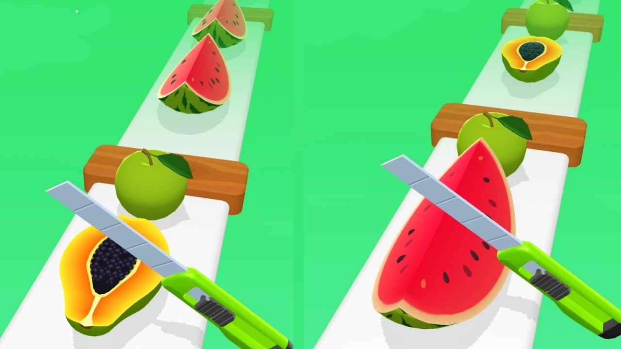 Perfect Slices Game | Satisfying Slicing Sounds | Relaxing ASMR slicing ...