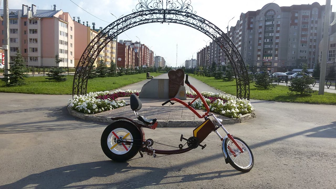 BIKE. Handmade Bicycle. Auto bike. homemade bike. led copper. - YouTube