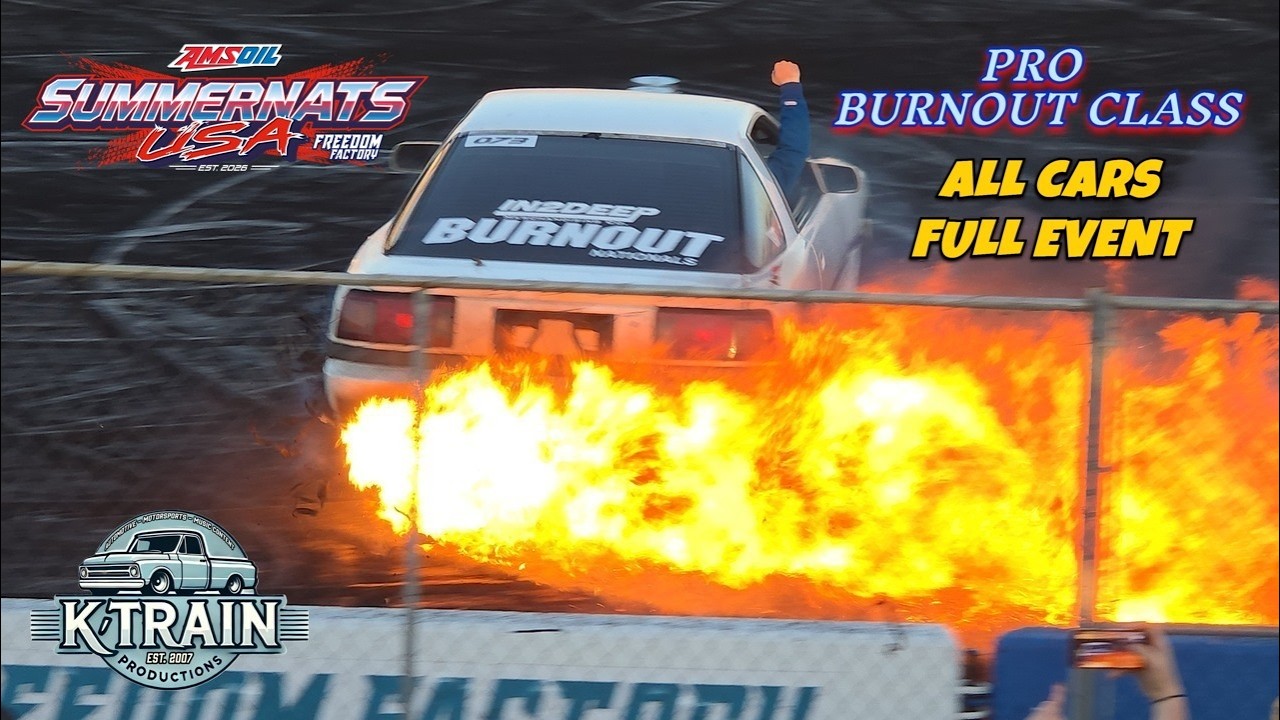 2026 Summernats USA at Freedom Factory | Pro Burnout Class Full Event ...