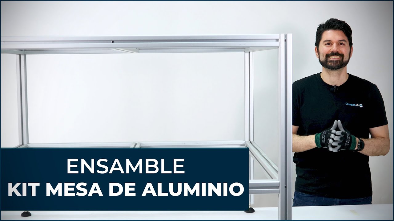 TUTORIAL ARMADO MESA DE ALUMINIO - YouTube