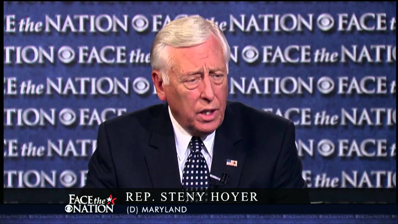 Democratic Whip Hoyer on CBS Face the Nation - YouTube