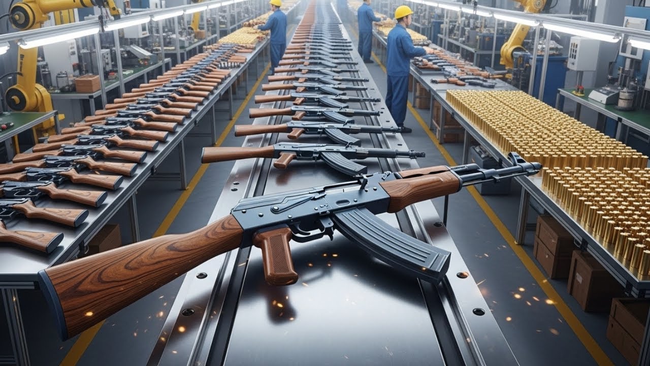 Inside the Factory : Large-Scale Production of Gun & Ammo Models - YouTube