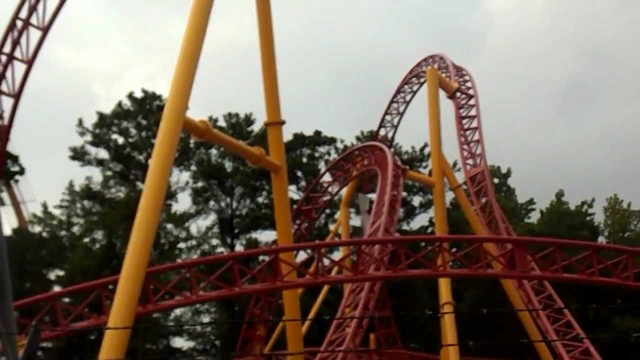 Dare Devil Coaster Six Flags Over Georgia - YouTube