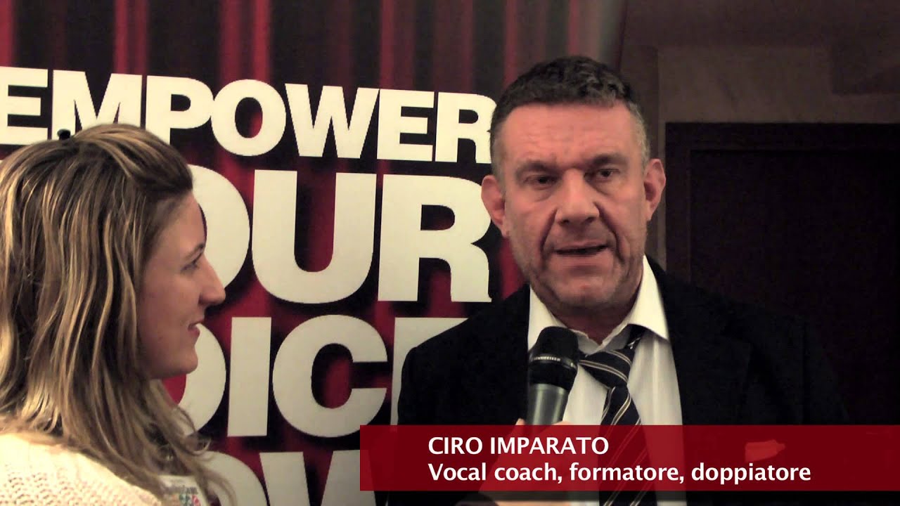 Intervista al vocal coach Ciro Imparato - YouTube