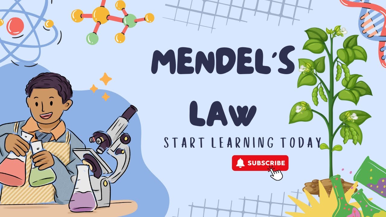 Mendel's law For Beginners | Learn Mendel's law in easy way - YouTube