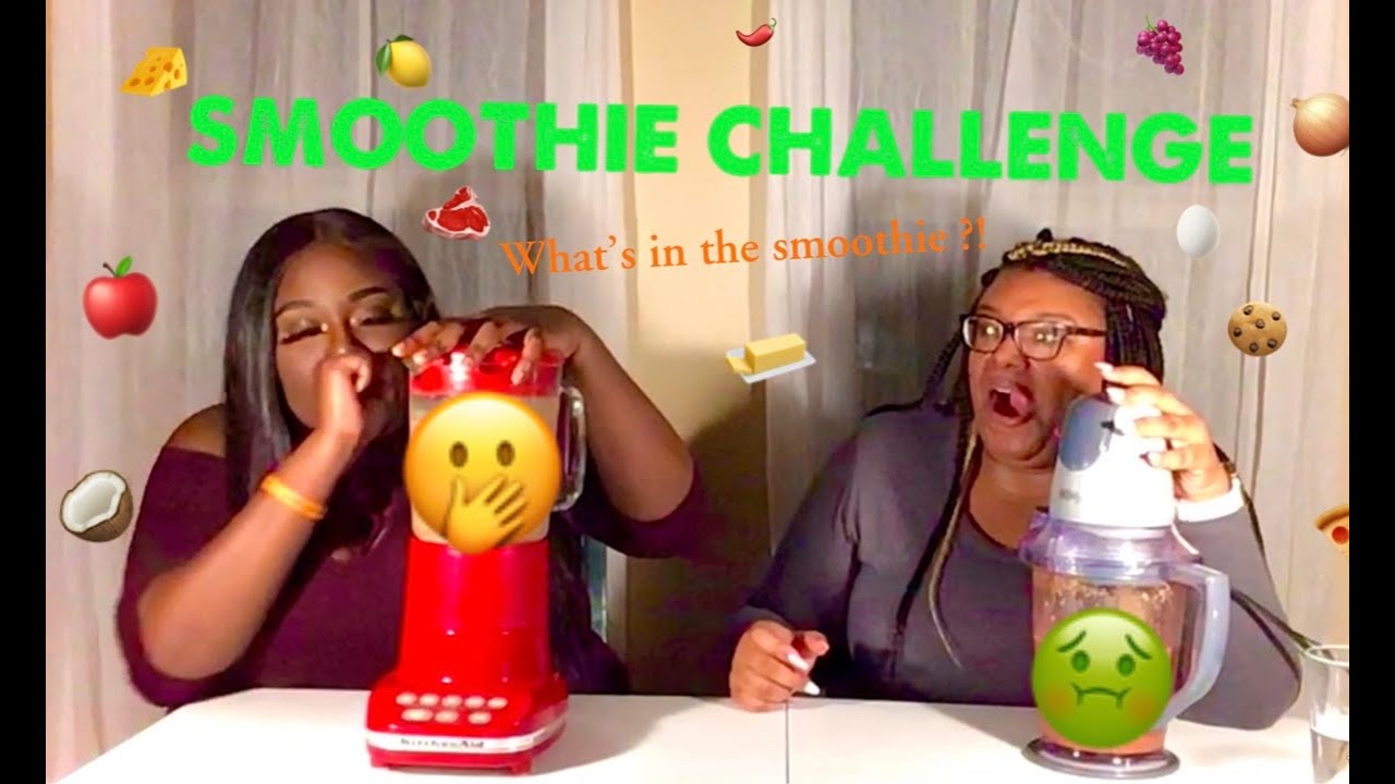 SMOOTHIE CHALLENGE 🥴 - YouTube