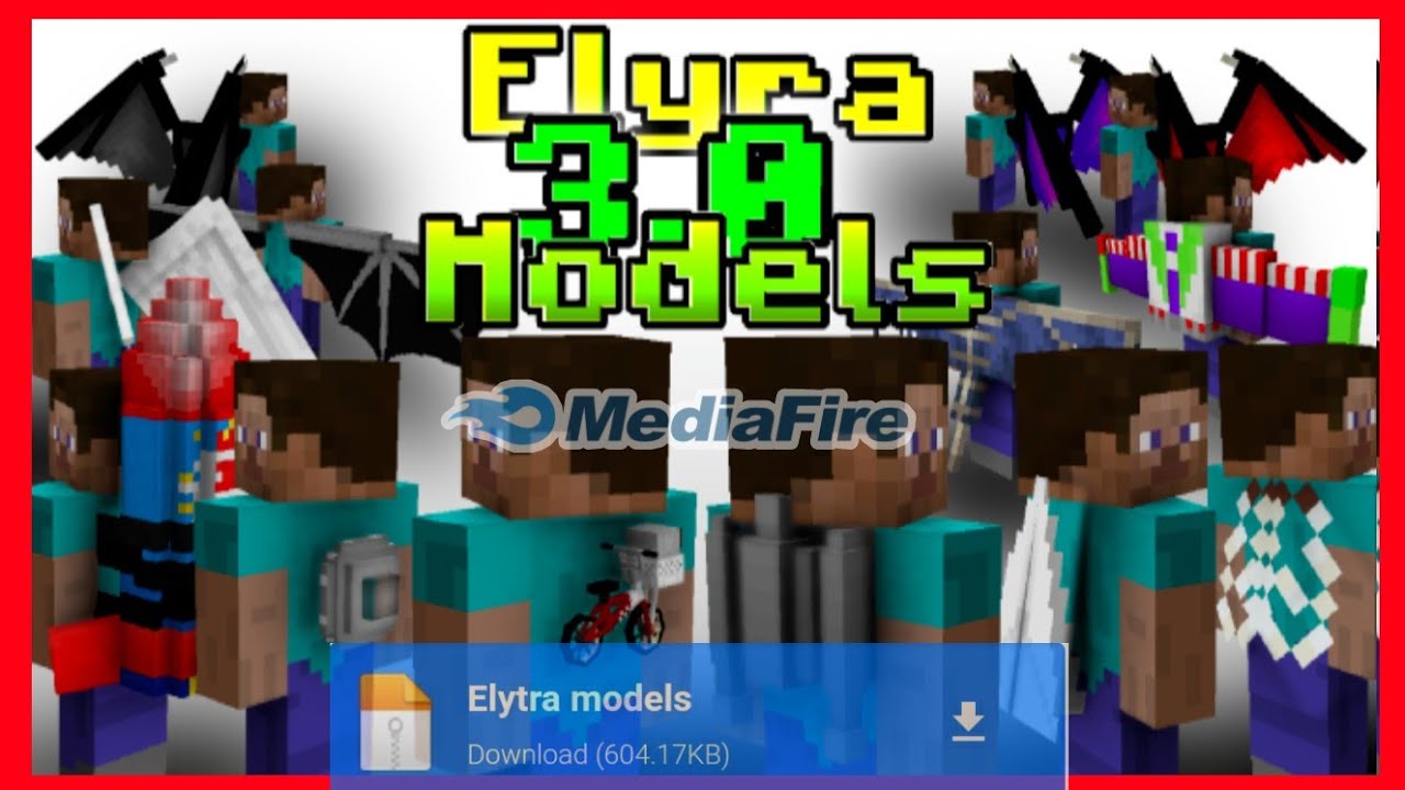Custom Elytra Models For Minecraft Pocket Edition (Hindi) - YouTube