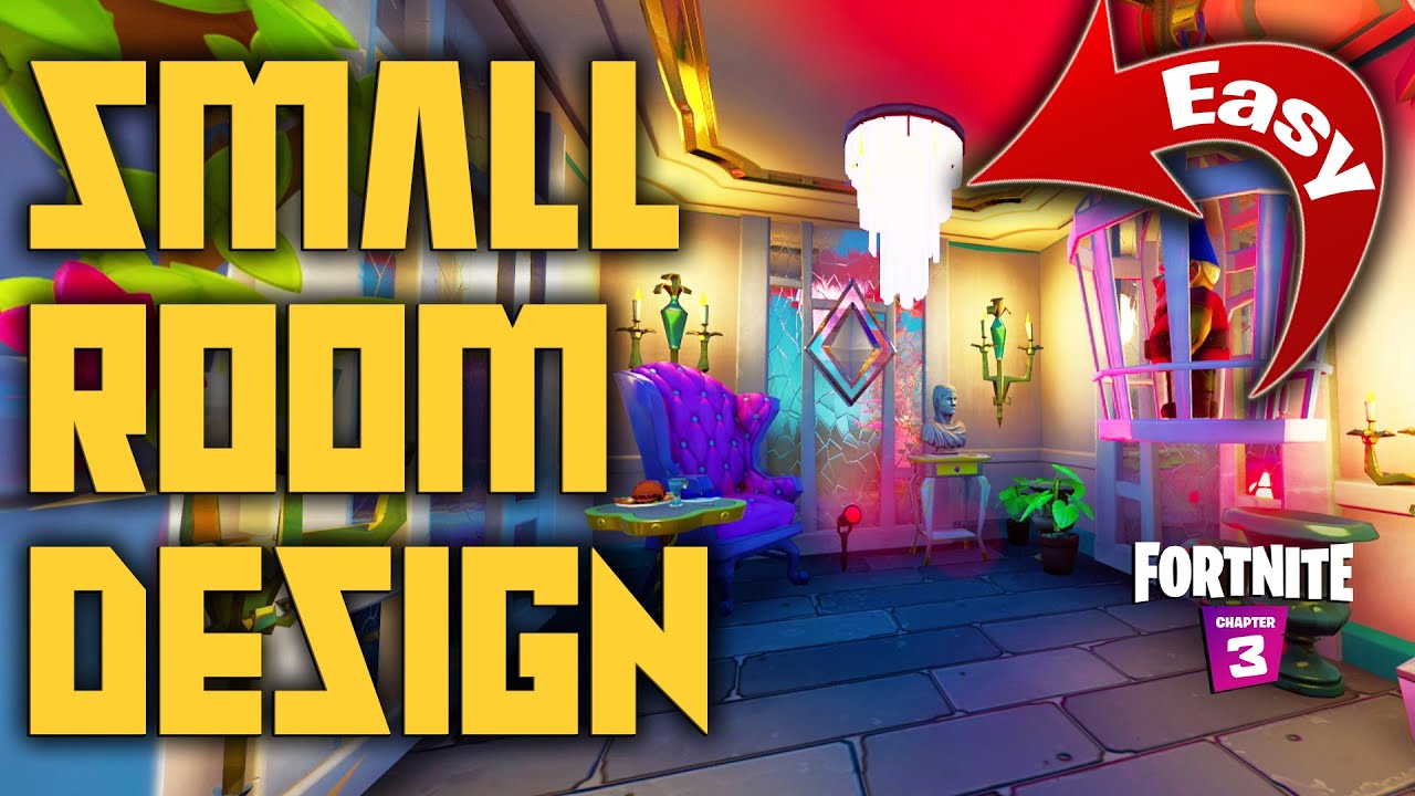 Small Room Interior Design in Fortnite Creative! - YouTube