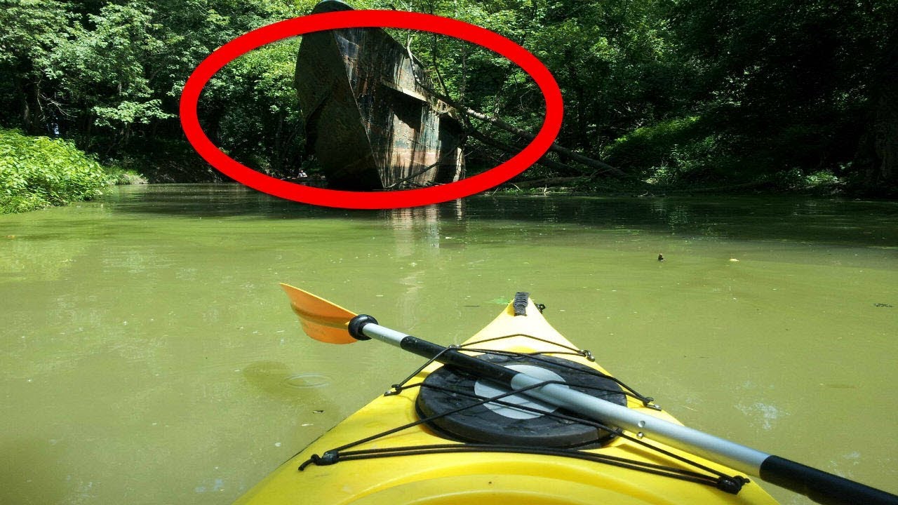 This River Kayaker Chanced Upon A Century Old Ghost Ship, And Its ...