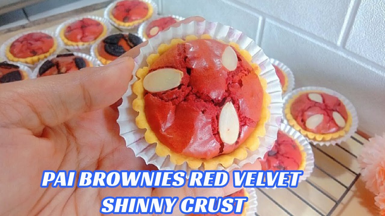 RESEP PAI BROWNIES SHINNY CRUST // PAI BROWNIES RED VELVET SHINNY CRUST ...