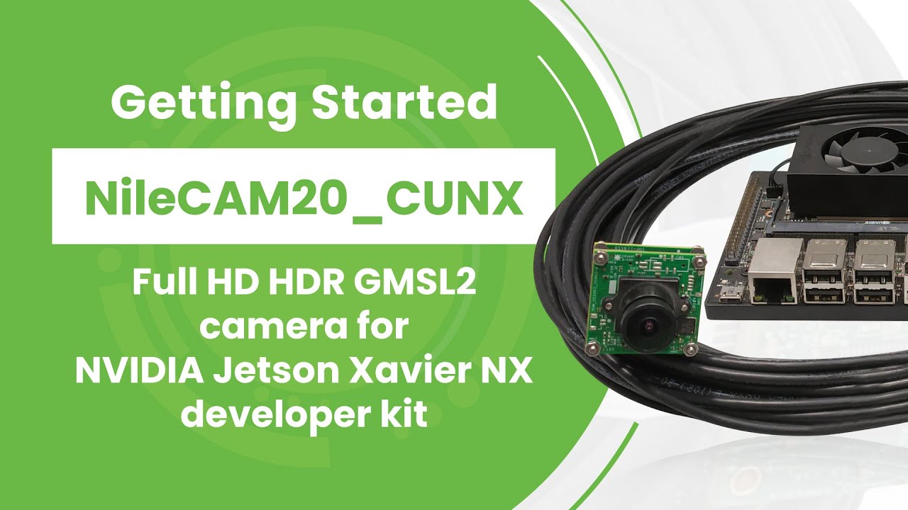 Getting started with Full HD HDR GMSL2 camera for NVIDIA Jetson Xavier ...