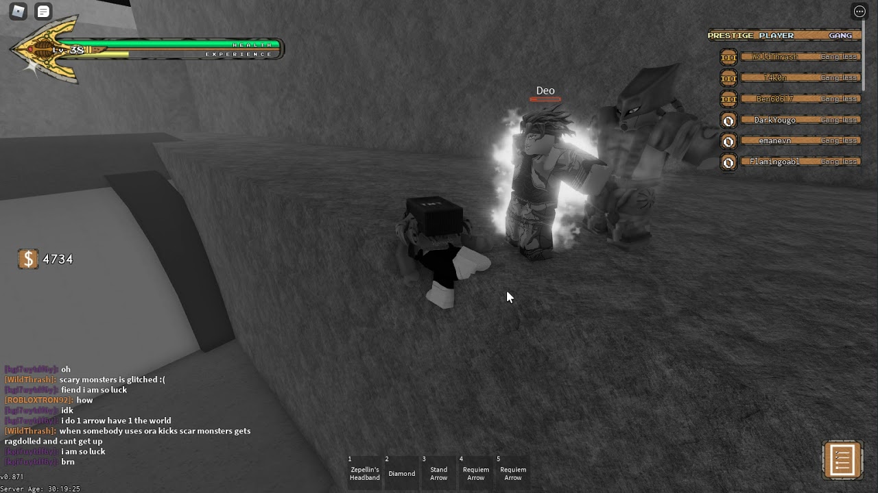 YBA Scary Monsters Glitch - YouTube