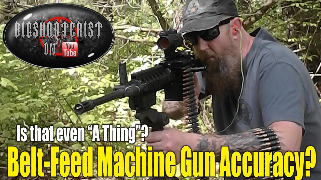 Belt Feed Machine Gun Effectiveness - YouTube
