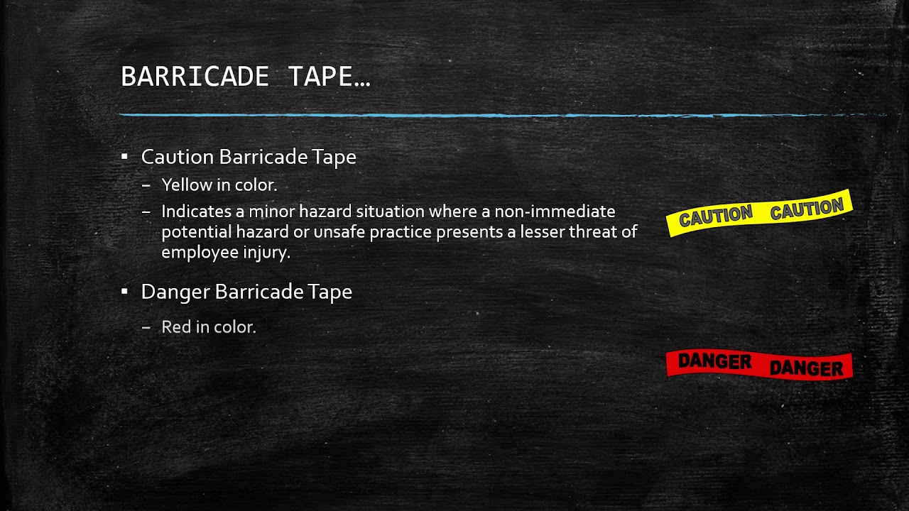 Toolbox Talks - Safety Signs & Barricades - YouTube