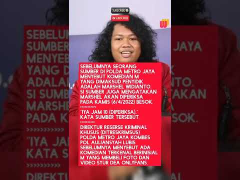 Marshel Widianto Pernah Nonton Langsung Adegan Syur #marshel #onlyfans #video #adegan #syur #shorts