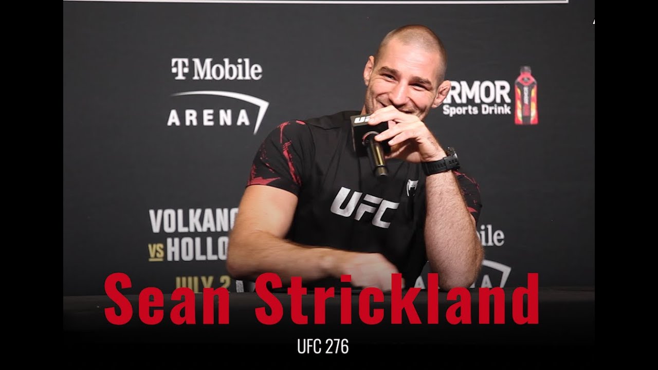 Sean Strickland UFC 276 pre-fight media day interview - YouTube
