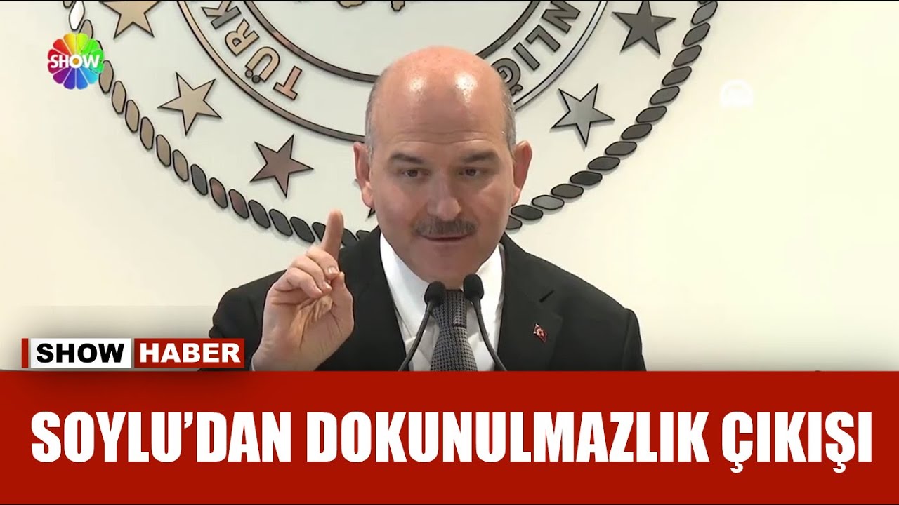 Soylu'dan ''Dokunulmazlığımı kaldırın'' talebi - YouTube