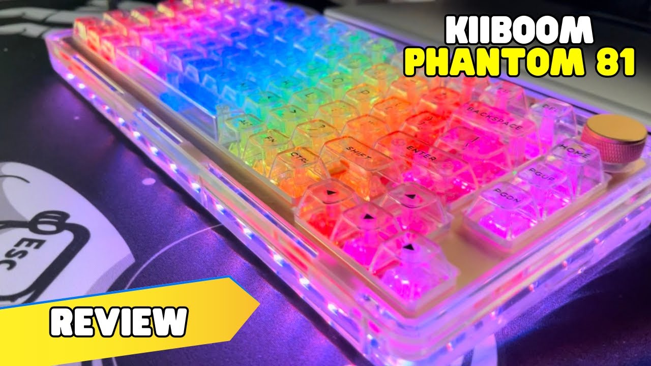 KiiBOOM Phantom 81 Mechanical Keyboard Review - YouTube