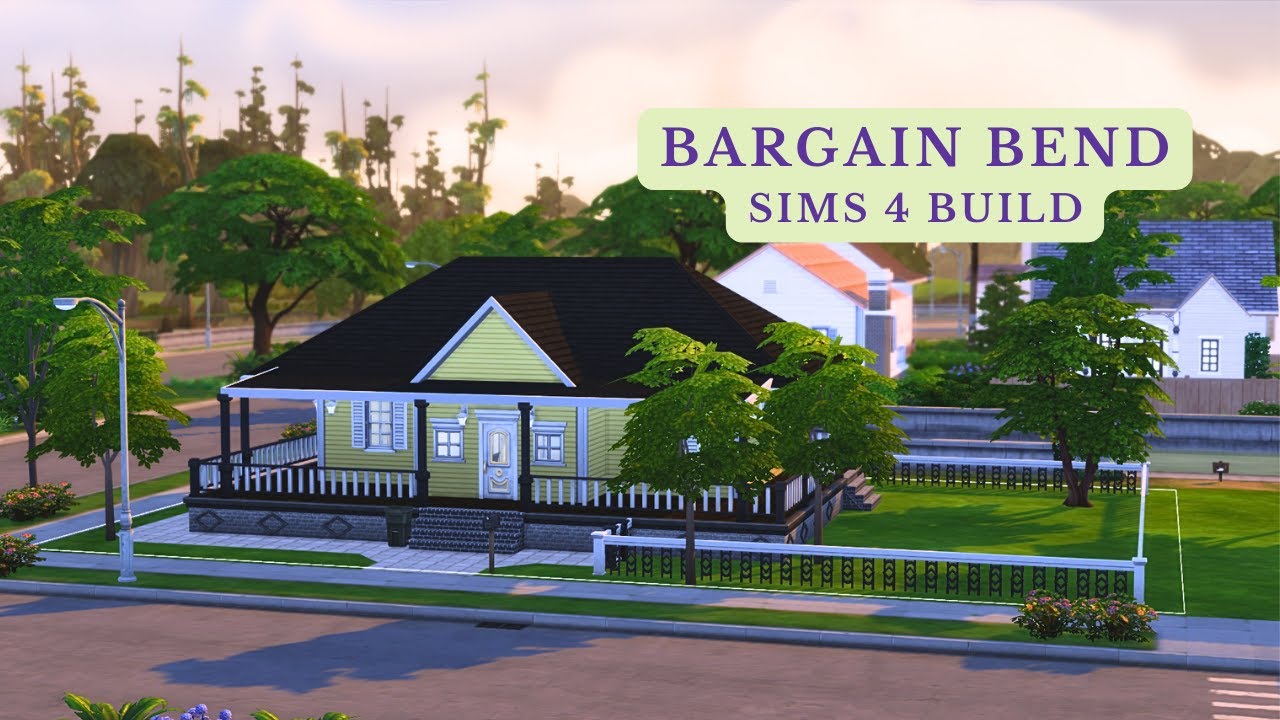 Rebuilding Bargain Bend | Willow Creek | Sims 4 Speed Build - YouTube